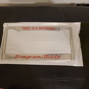 Snap-On | Other | Snapon License Plate Frame | Poshmark